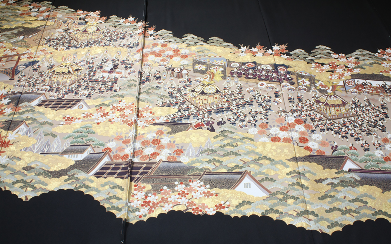 東京手描友禅について | 小倉染芸